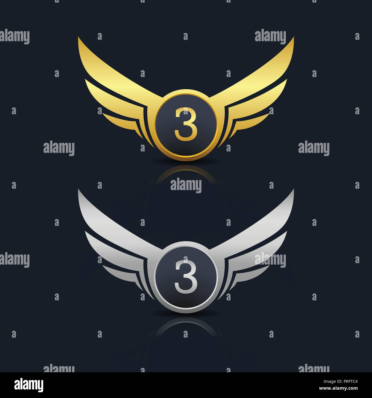 Number 3 isolated Stock Vector Images - Alamy
