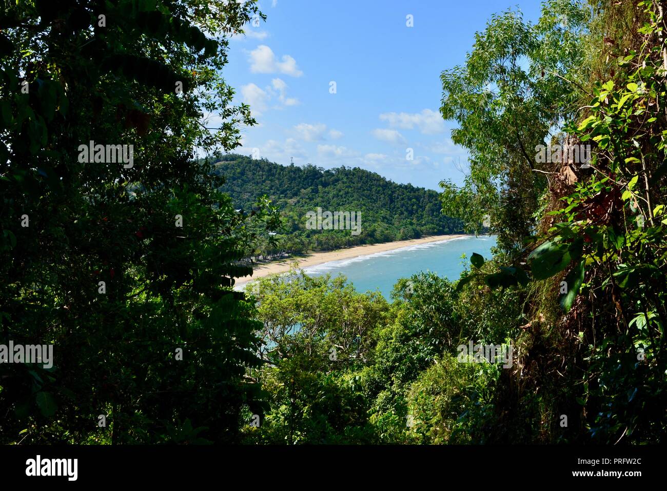 Landscape views looking out from Bicton hill, Clump mountain national ...