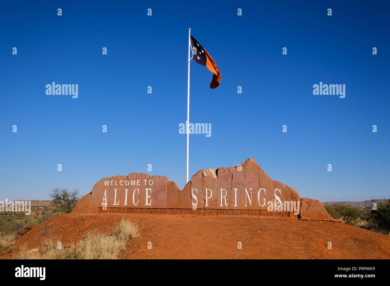 Welcome alice springs australia hi-res stock photography and images - Alamy