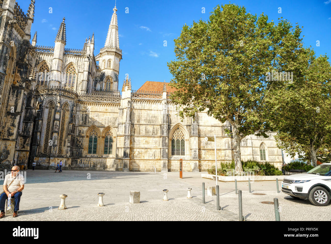 The Monastery of Batalha (Monastery of Saint Mary of the Victory) is ...