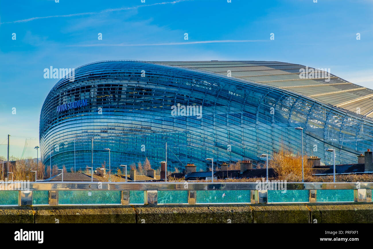 Aviva stadium dublin rugby hi-res stock photography and images - Alamy