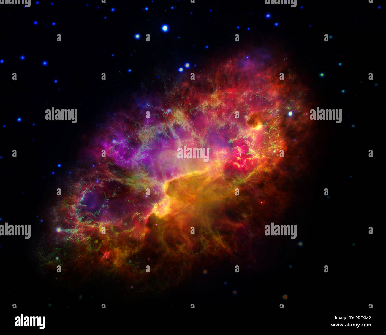 Crab Nebula X Ray Images In