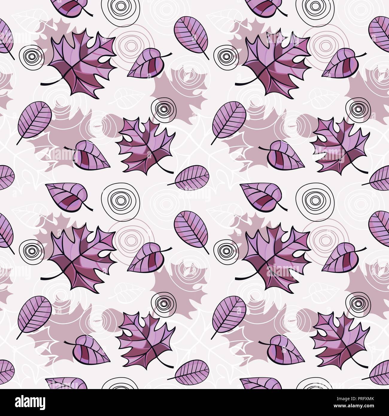 Vector seamless pattern with romantic floral background. Subtle pastel ...
