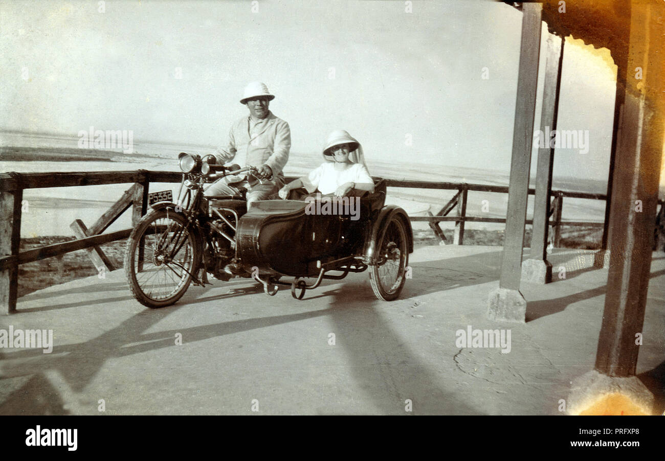 Triumph motorcycle sidecar hi-res stock photography and images - Alamy