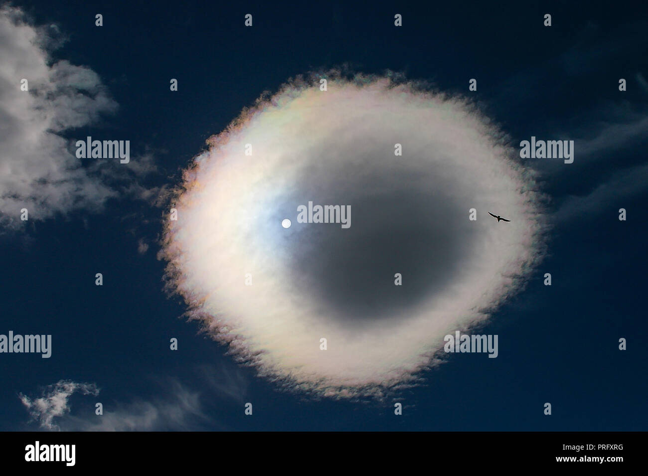 Cloud iridescence is the occurrence of colors in a cloud similar to ...
