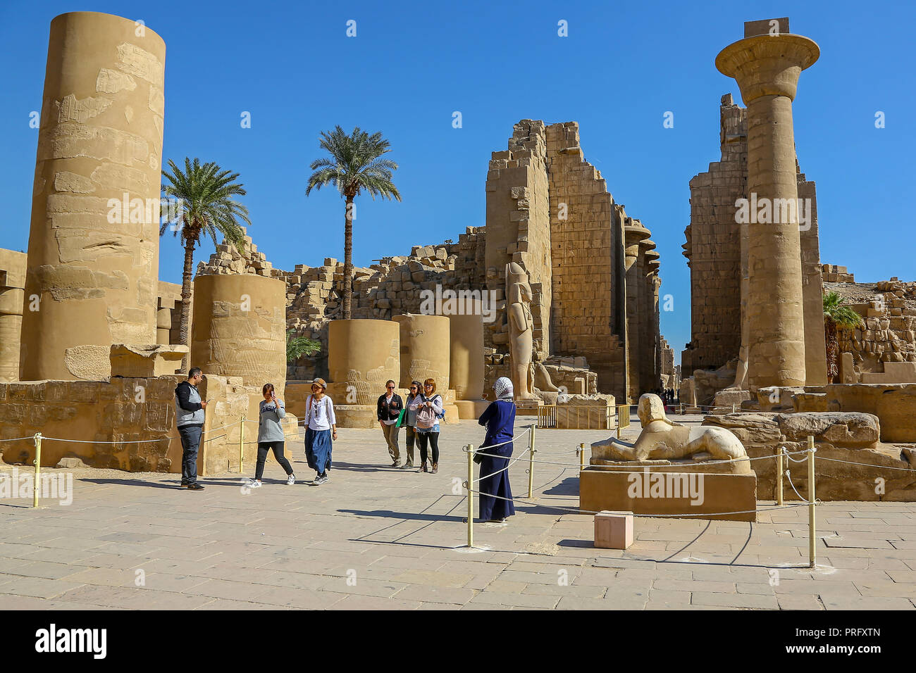 The Karnak Temple Complex, also known as The Temple of Karnak, in ...