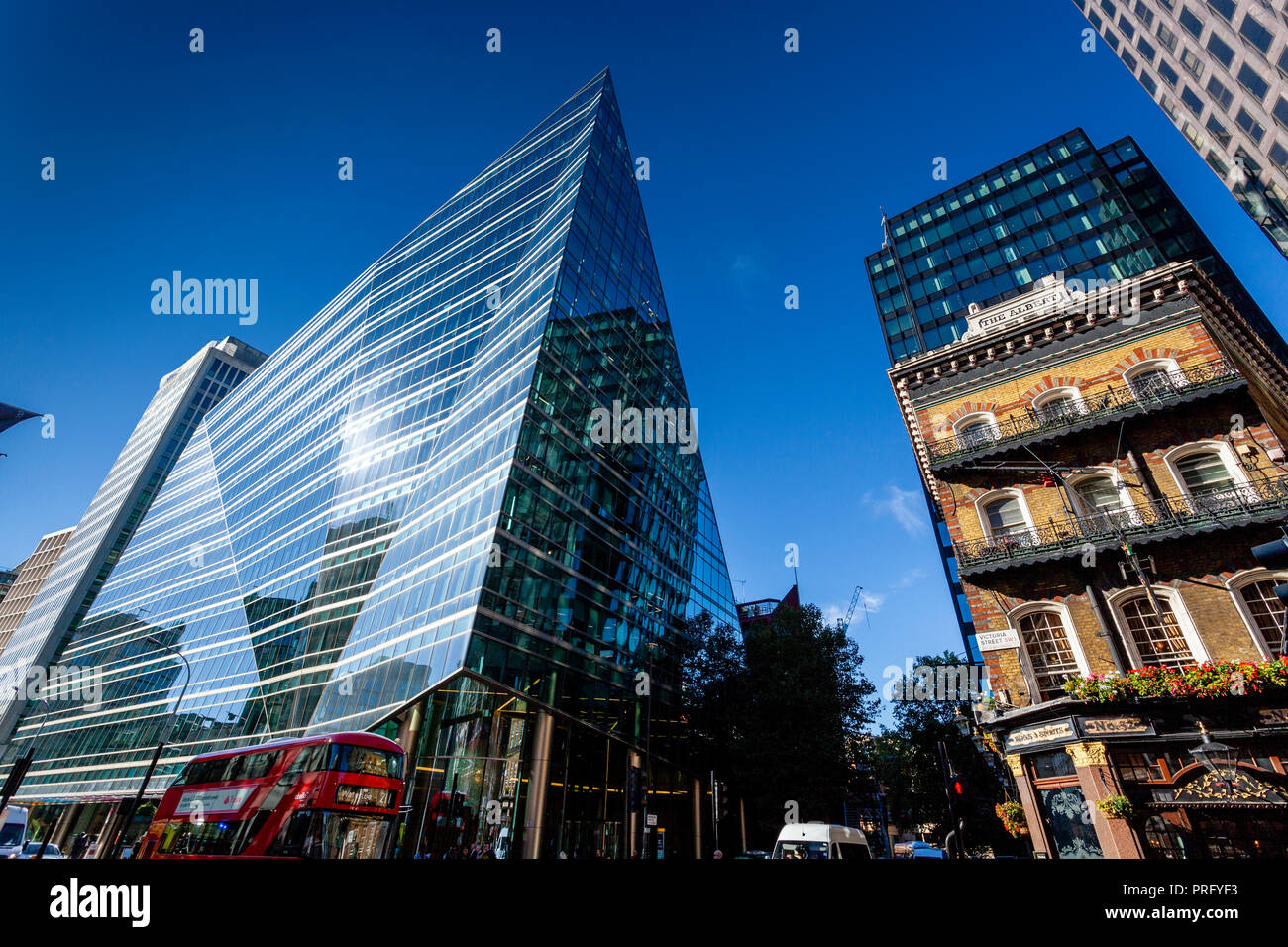 Buildings In Victoria Street, London, UK Stock Photo - Alamy