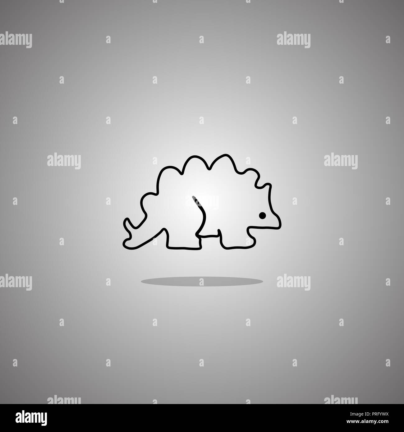Herbivorous dino Stock Vector Images - Alamy