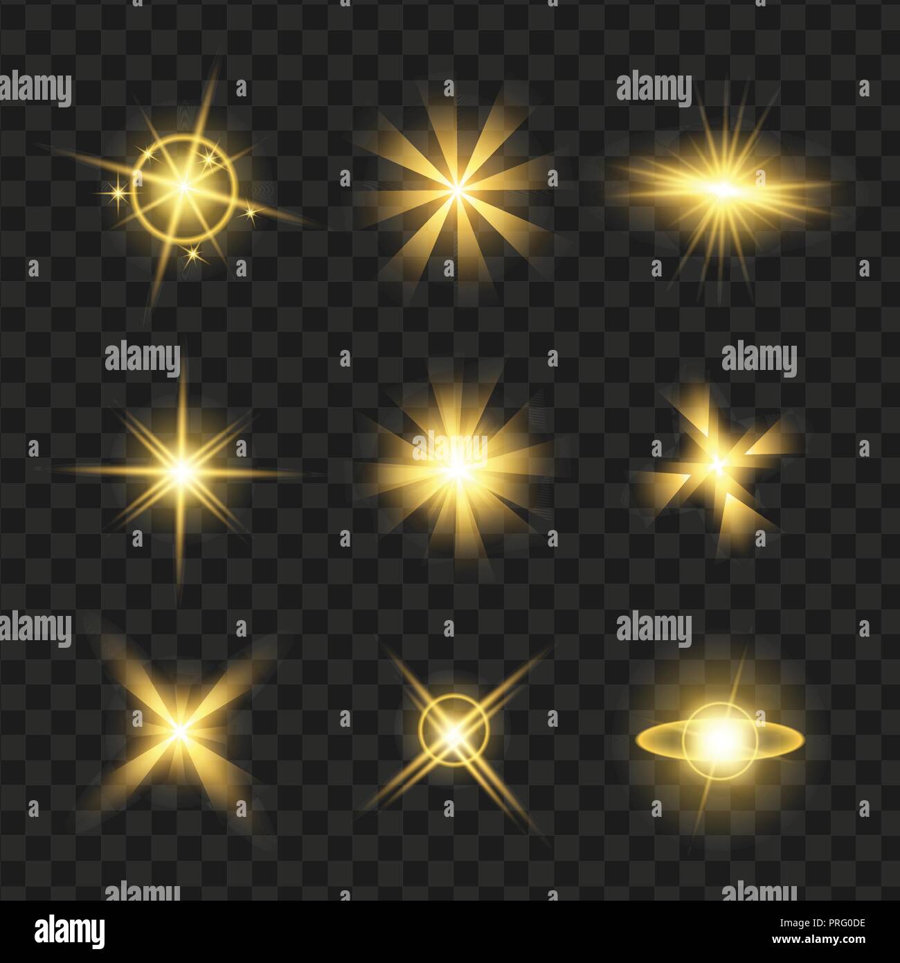 Yellow twinkling background Stock Vector Images - Alamy