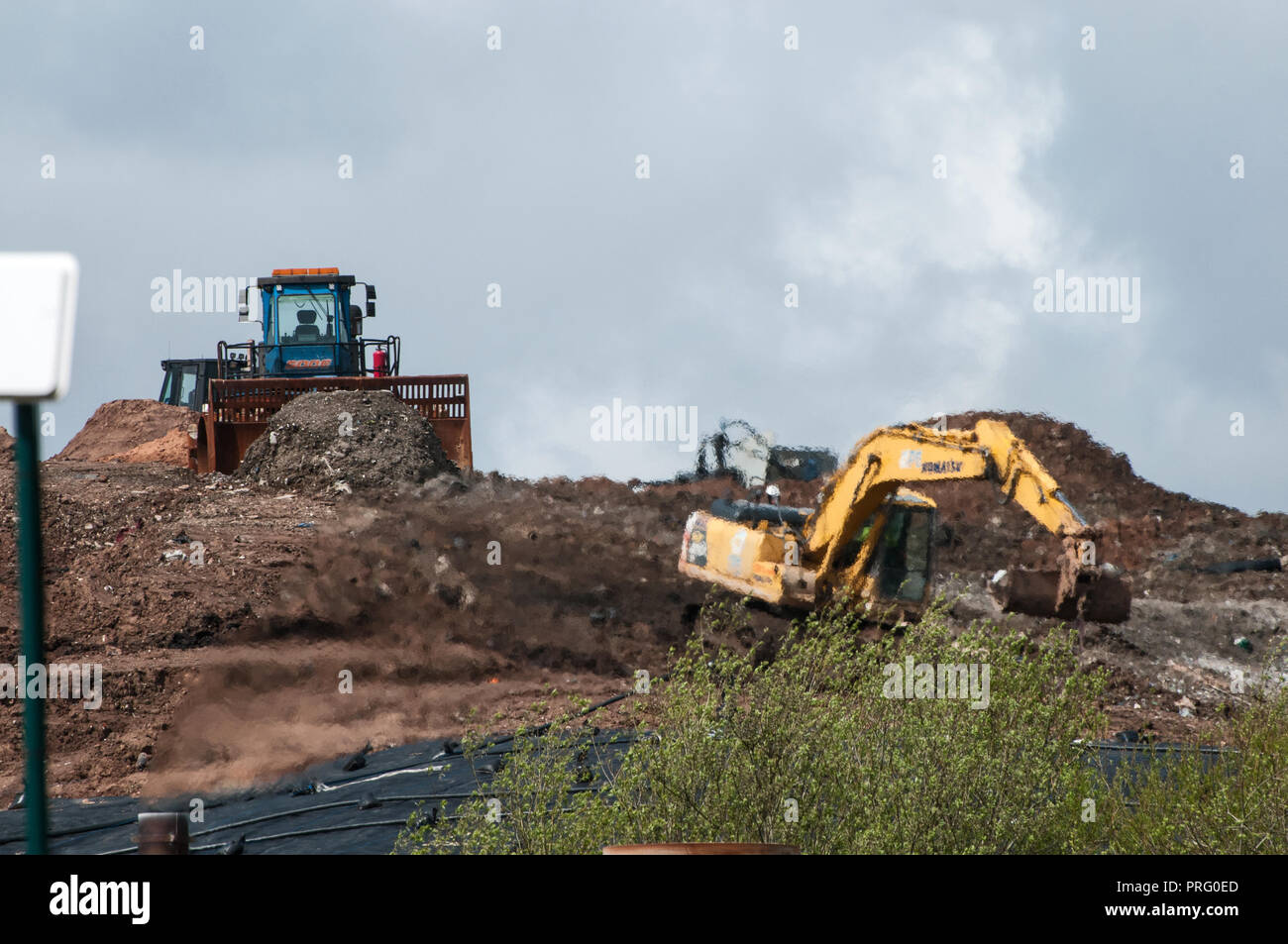 Around the UK - Waste Landfill site on the outskirts of Chorley ...