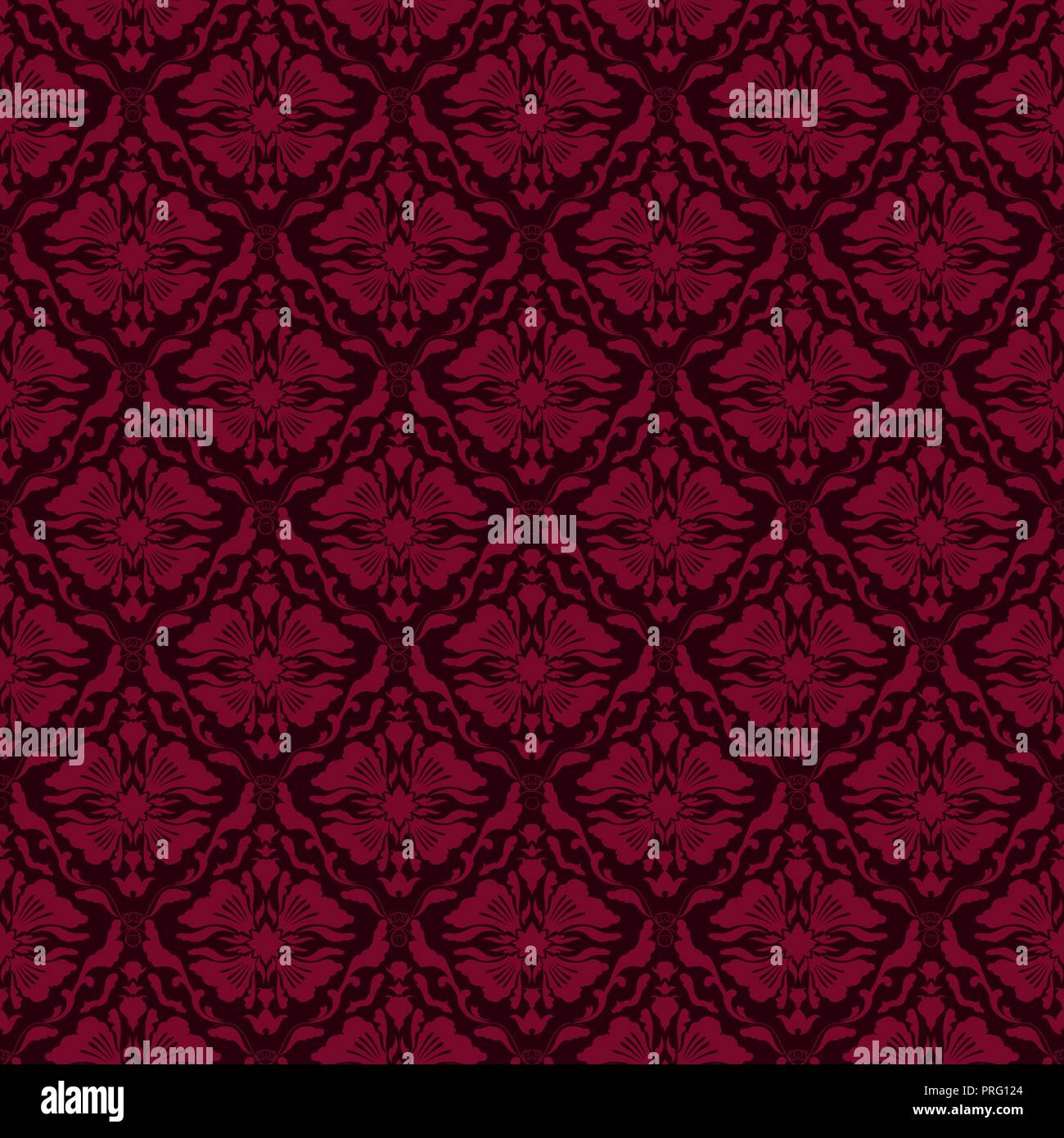 luxury ornamental background. purple Damask floral pattern. Royal ...