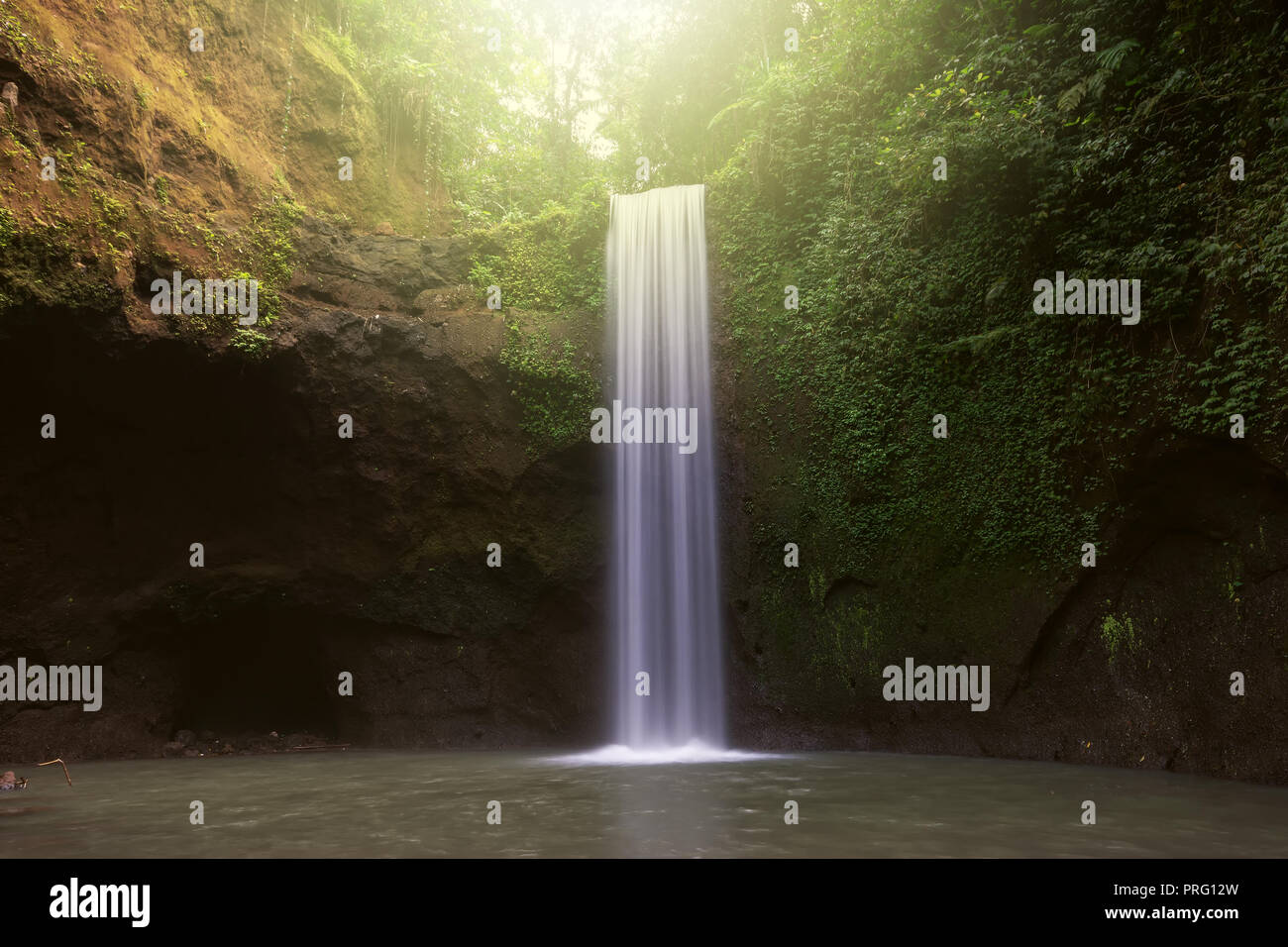 Sunbeam at Tibumana waterfall in Bangli, Bali Indonesia Stock Photo - Alamy