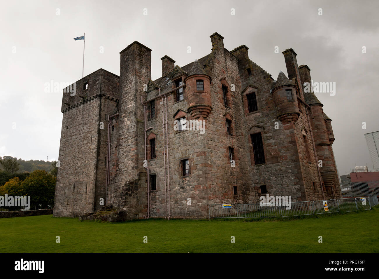 Port Glasgow Scotland Landmark Buildings & River Clyde Coast Stock ...