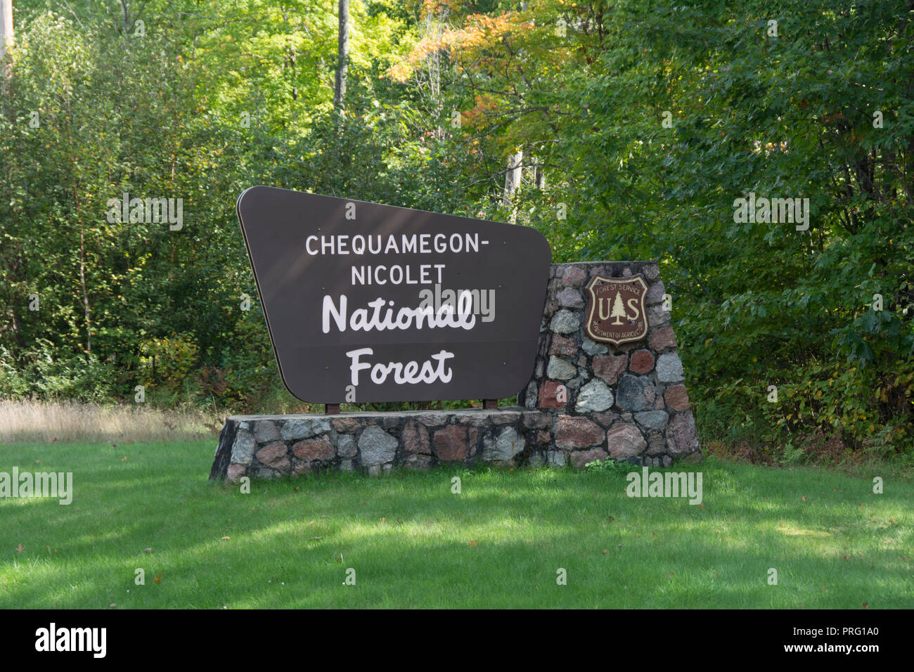Chequamegon-Nicolet National Forest, Wisconsin Stock Photo - Alamy