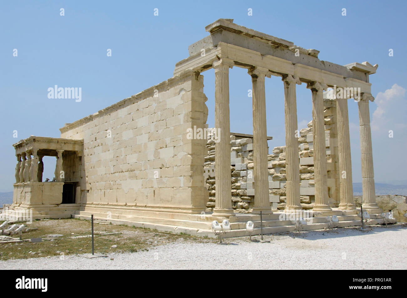Greece. Athens. Acropolis. Erechtheion. Ionic temple which was built in ...