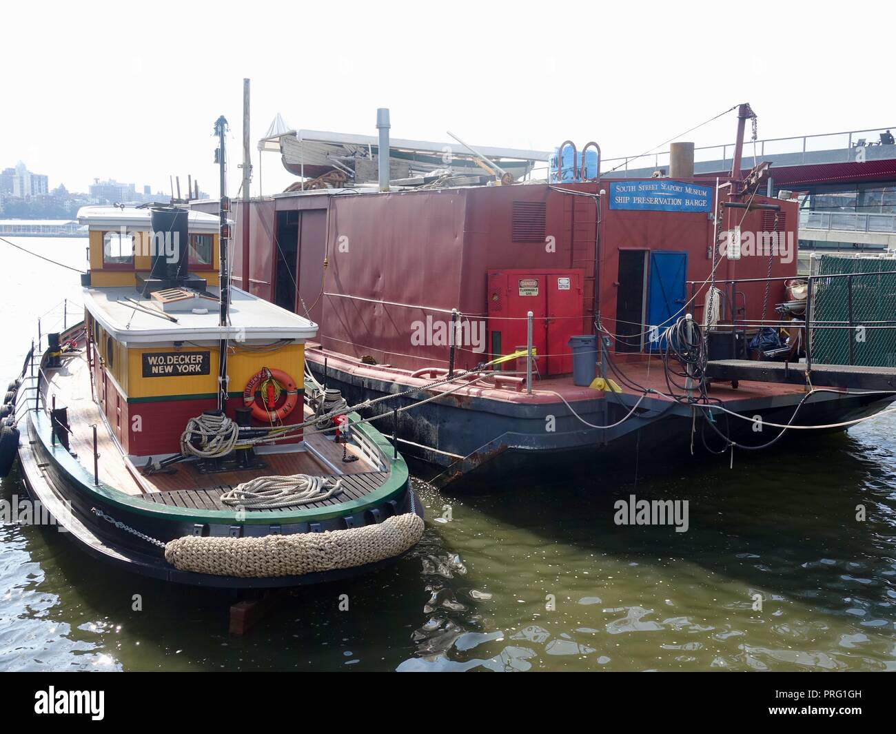 W.O. Decker tugboat and South Street Seaport Museum Ship Preservation ...