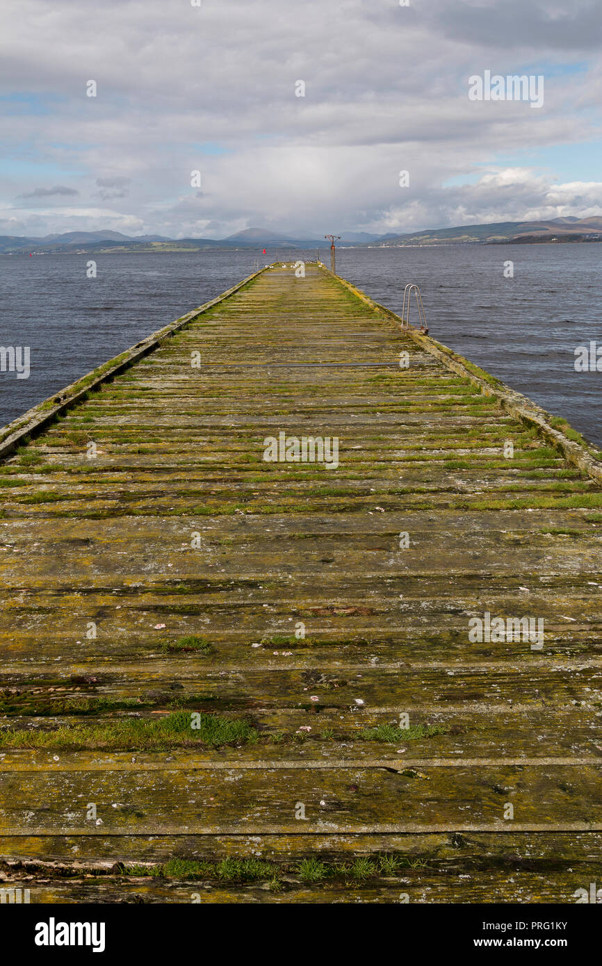 Port Glasgow Scotland Landmark Buildings & River Clyde Coast Stock ...