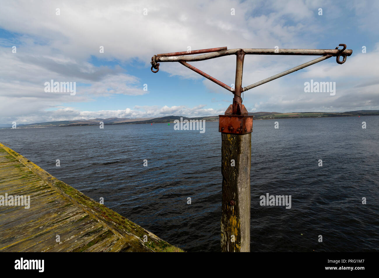 Port Glasgow Scotland Landmark Buildings & River Clyde Coast Stock ...