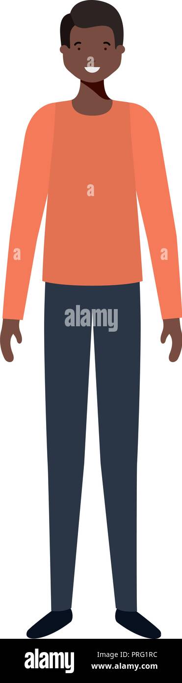 young man afro avatar character Stock Vector Image & Art - Alamy
