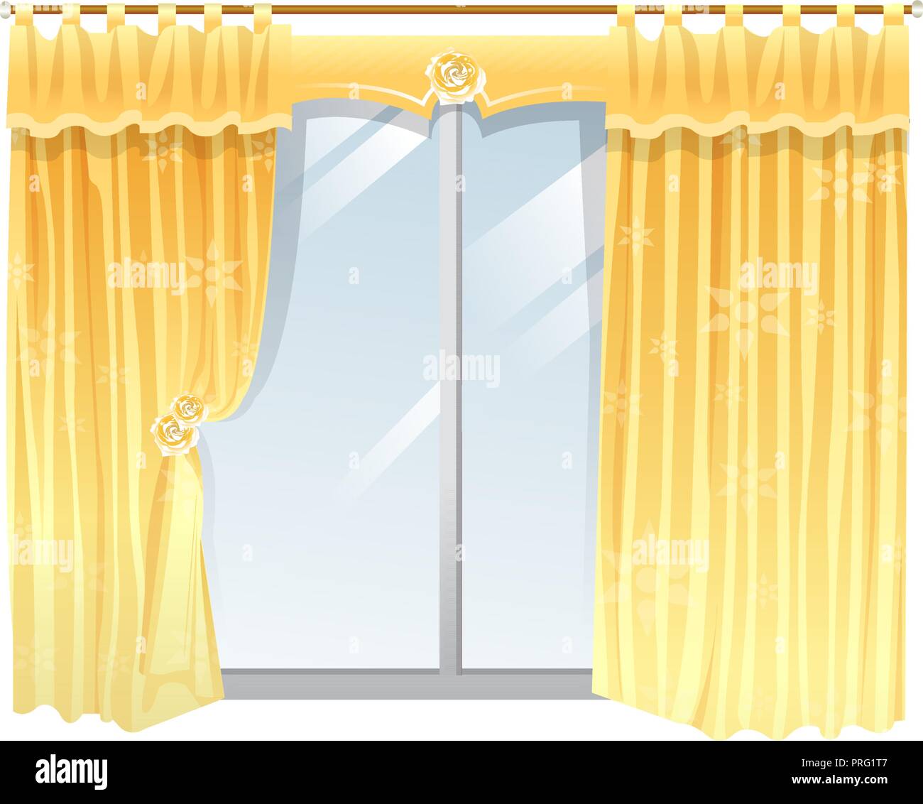 White home decoration yellow Stock Vector Images - Alamy