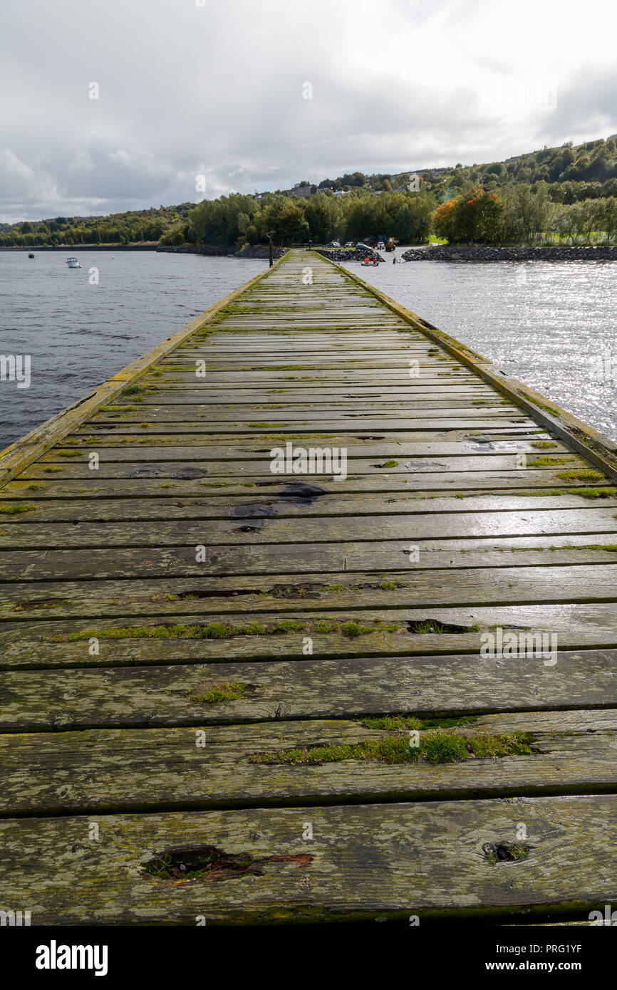 Port Glasgow Scotland Landmark Buildings & River Clyde Coast Stock ...