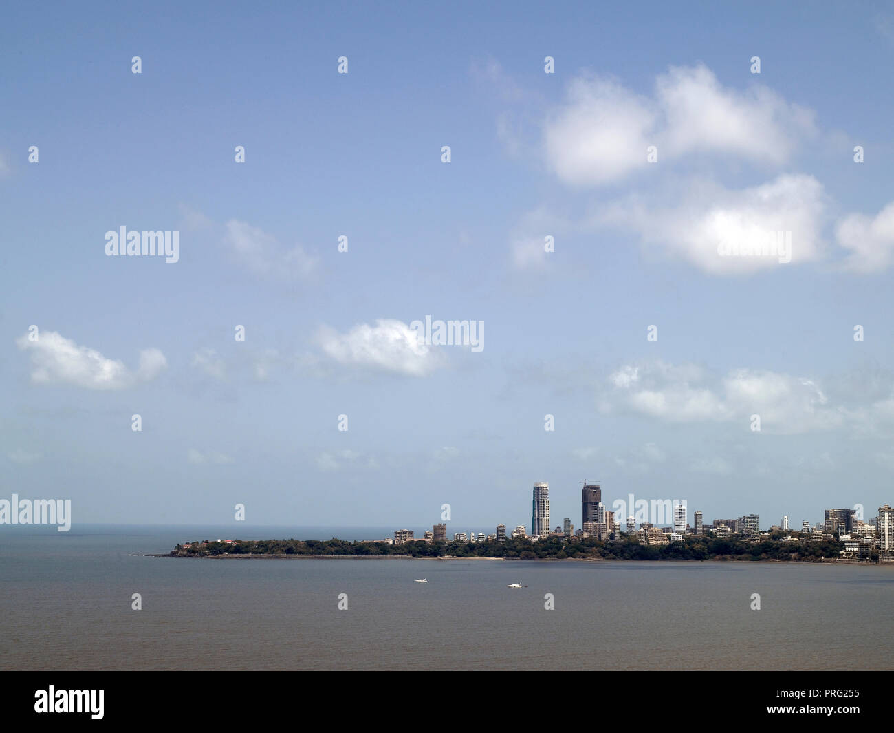 WALKESHWAR FROM INDIAN EXPRESS BUILDING, NARIMAN POINT, MUMBAI, INDIA ...