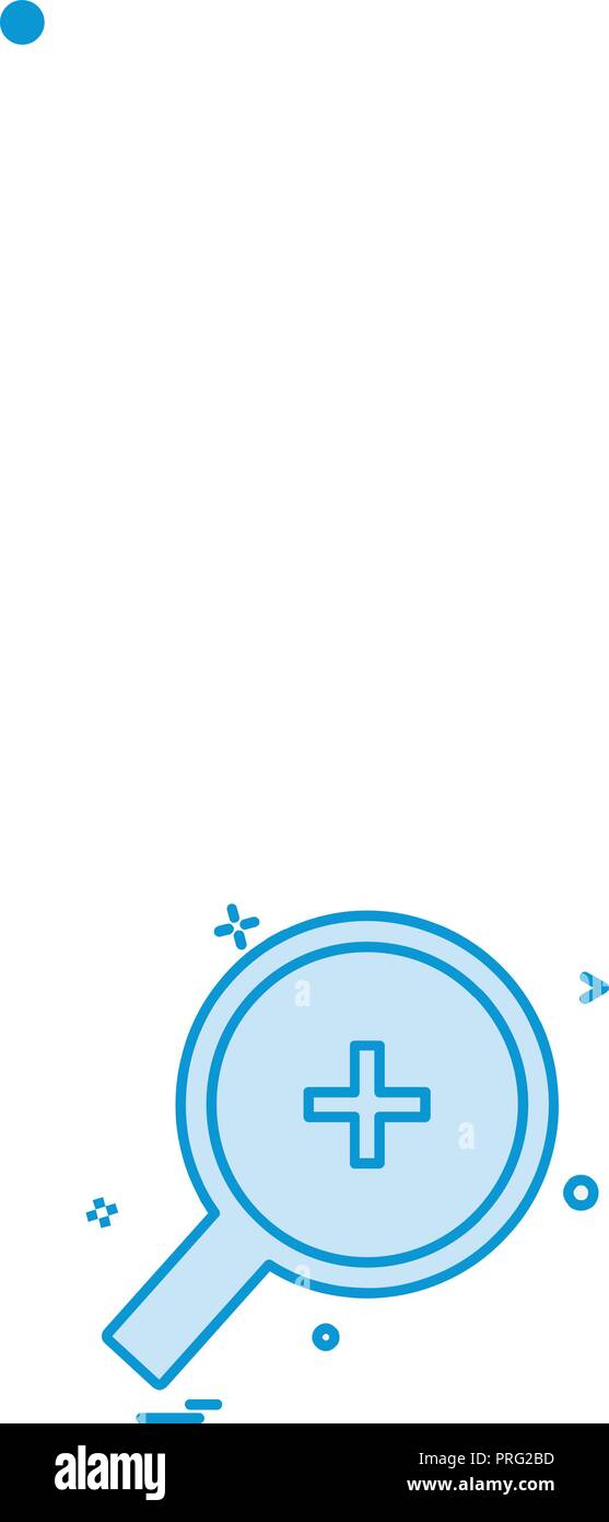 Zoom icon design vector Stock Vector Image & Art - Alamy