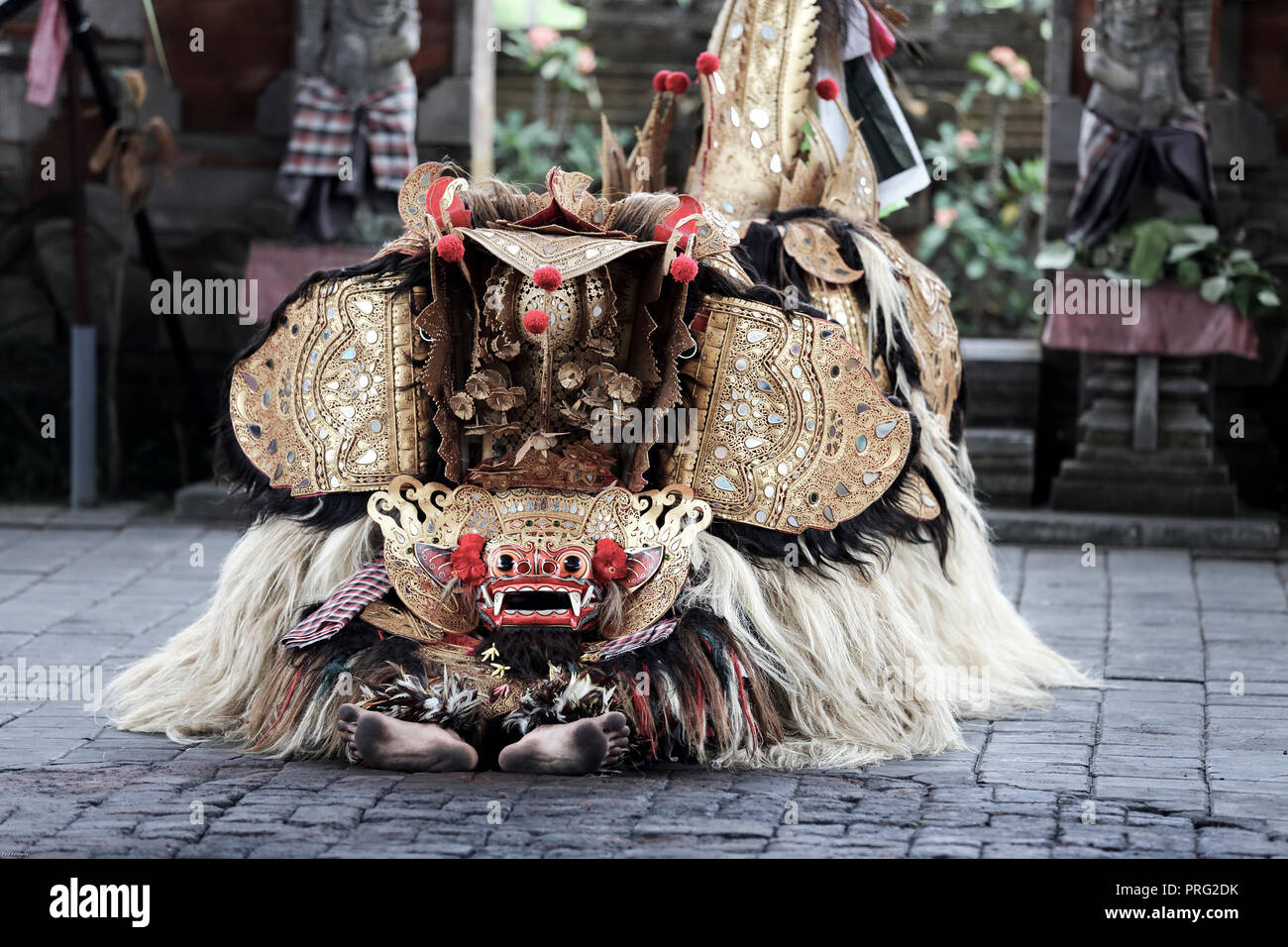 Barong dancers on stage in Bali, Indonesia Stock Photo - Alamy