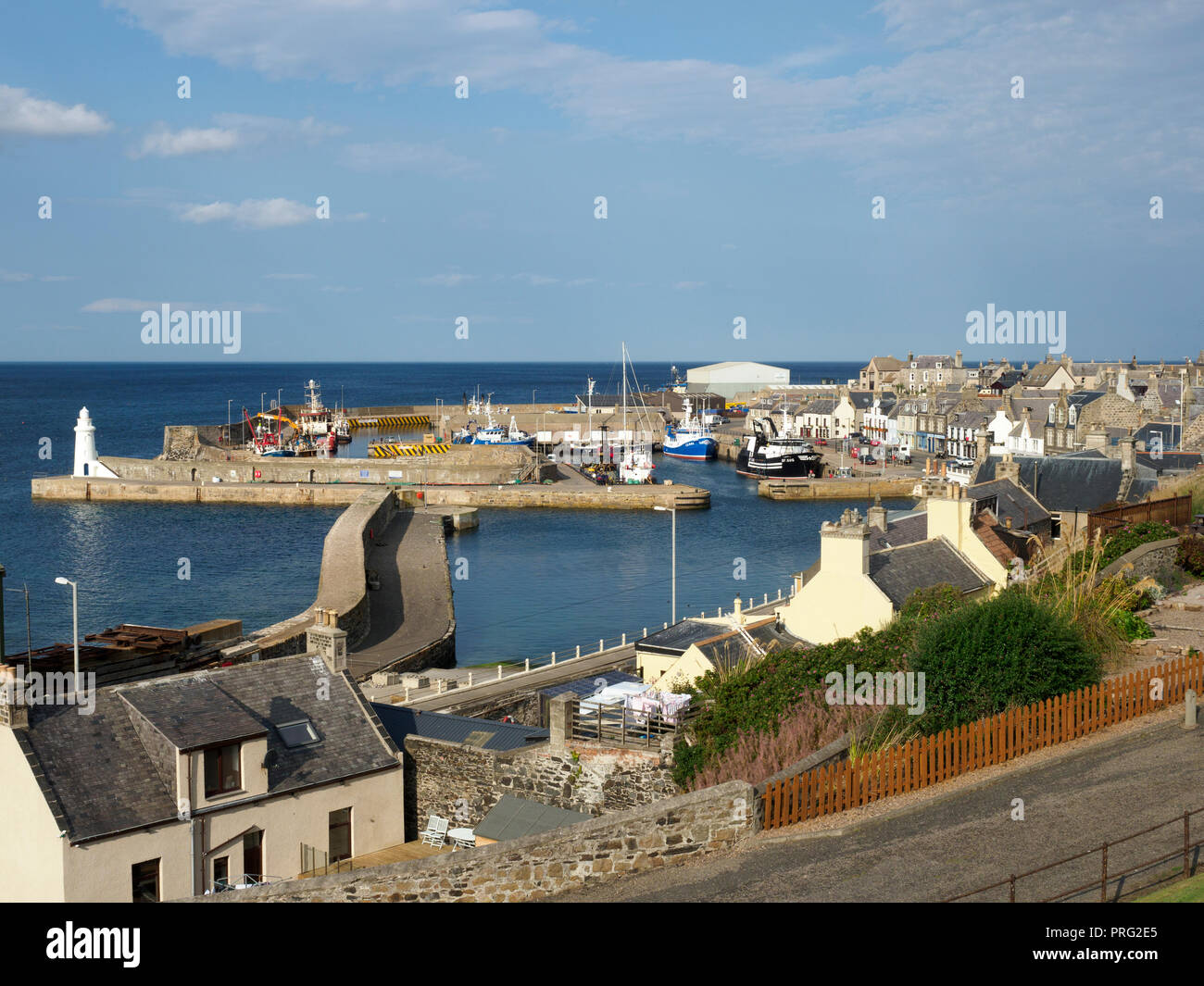 The harbour at Macduff, Scotland Stock Photo - Alamy