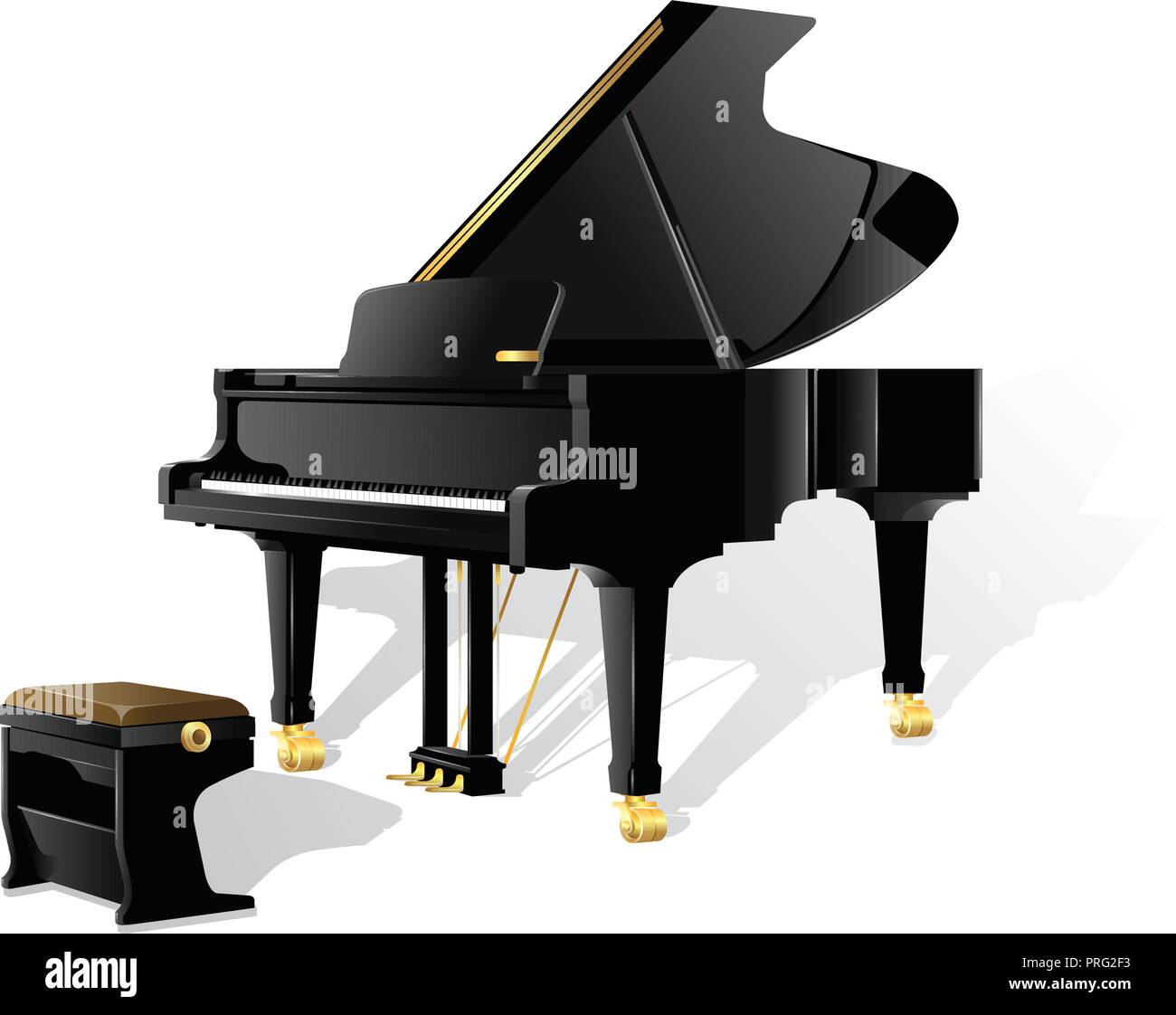 Grandpiano player Stock Vector Images - Alamy