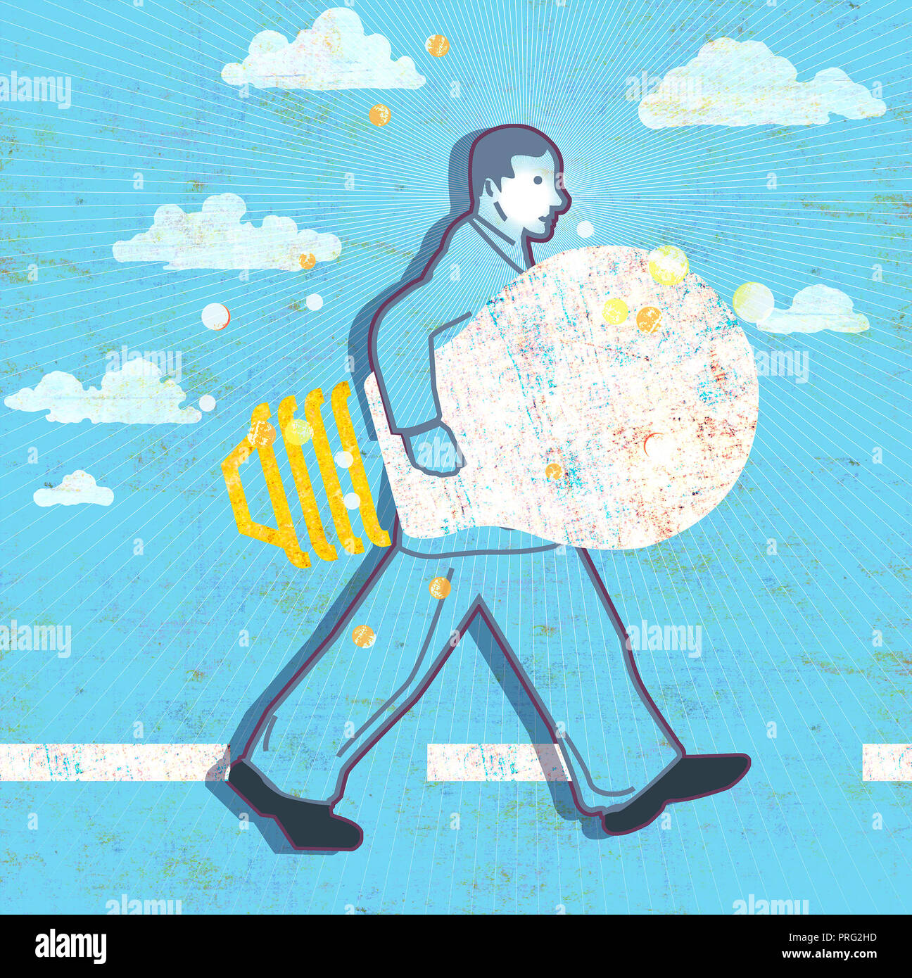 Man walking forward hi-res stock photography and images - Alamy