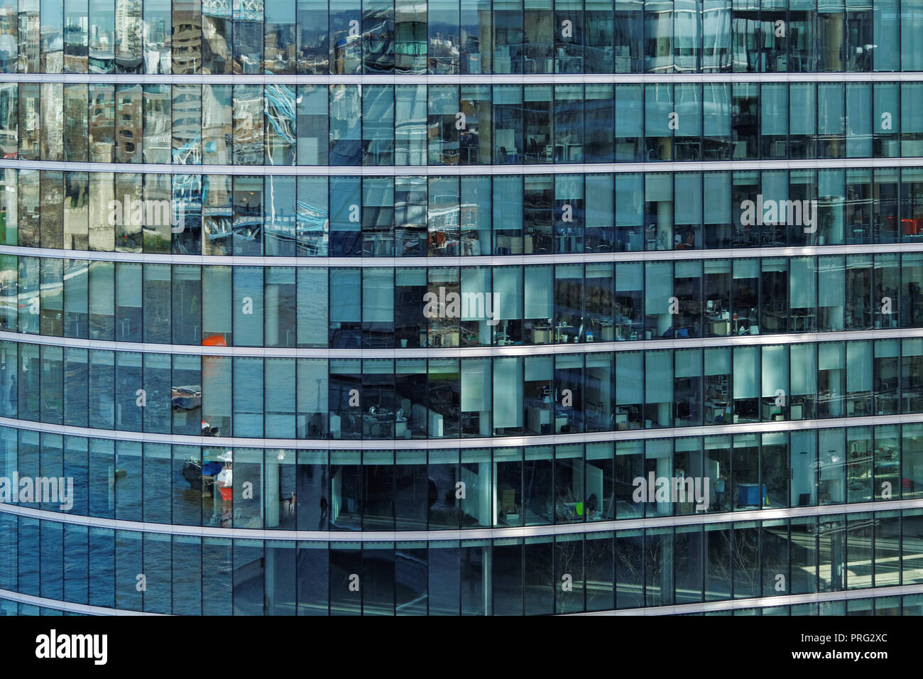 Layers of floors in modern office building Stock Photo - Alamy