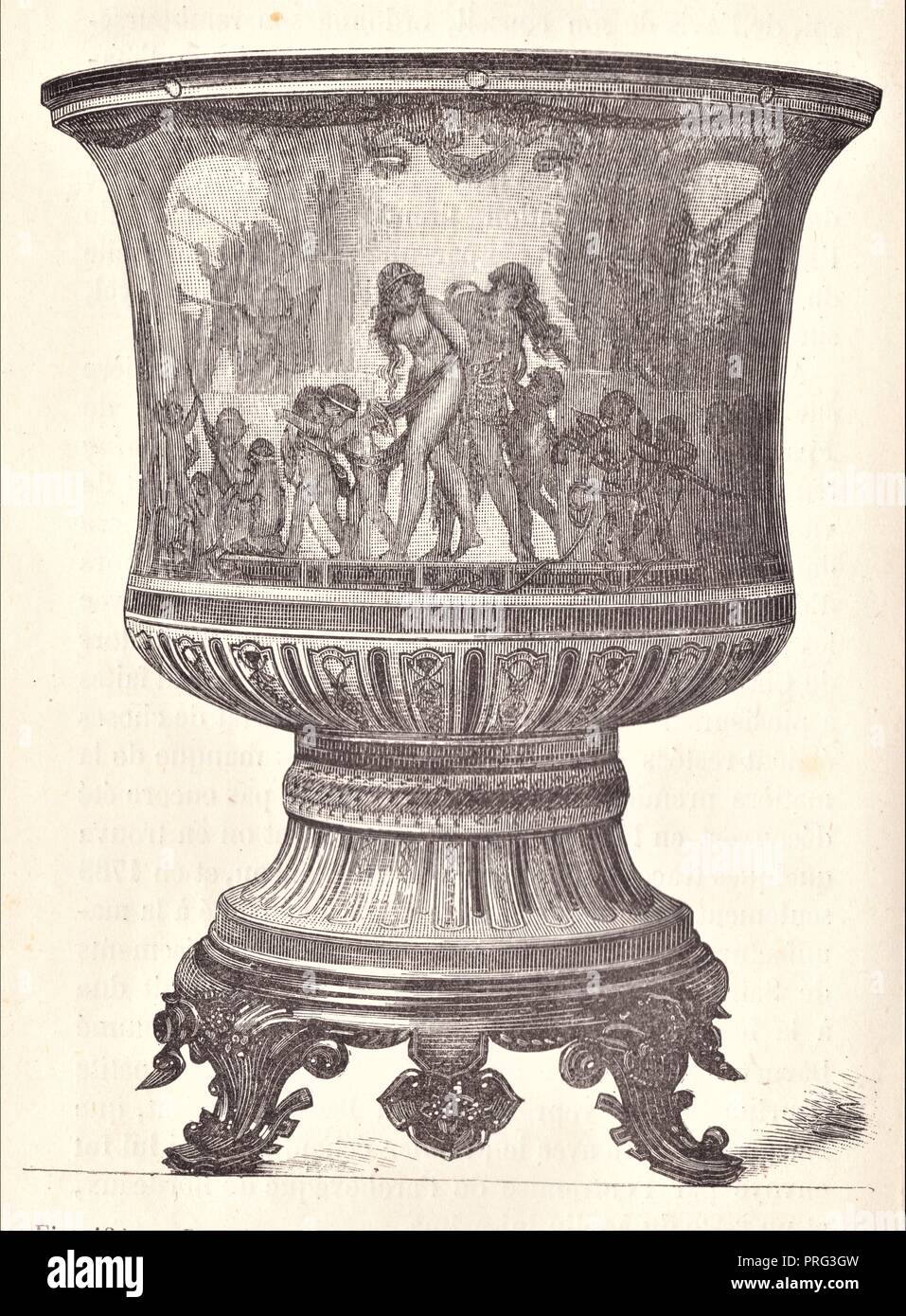 Porcelaine de Sèvres. Vase de SALAMINE, par M. FROMENT Stock Photo - Alamy