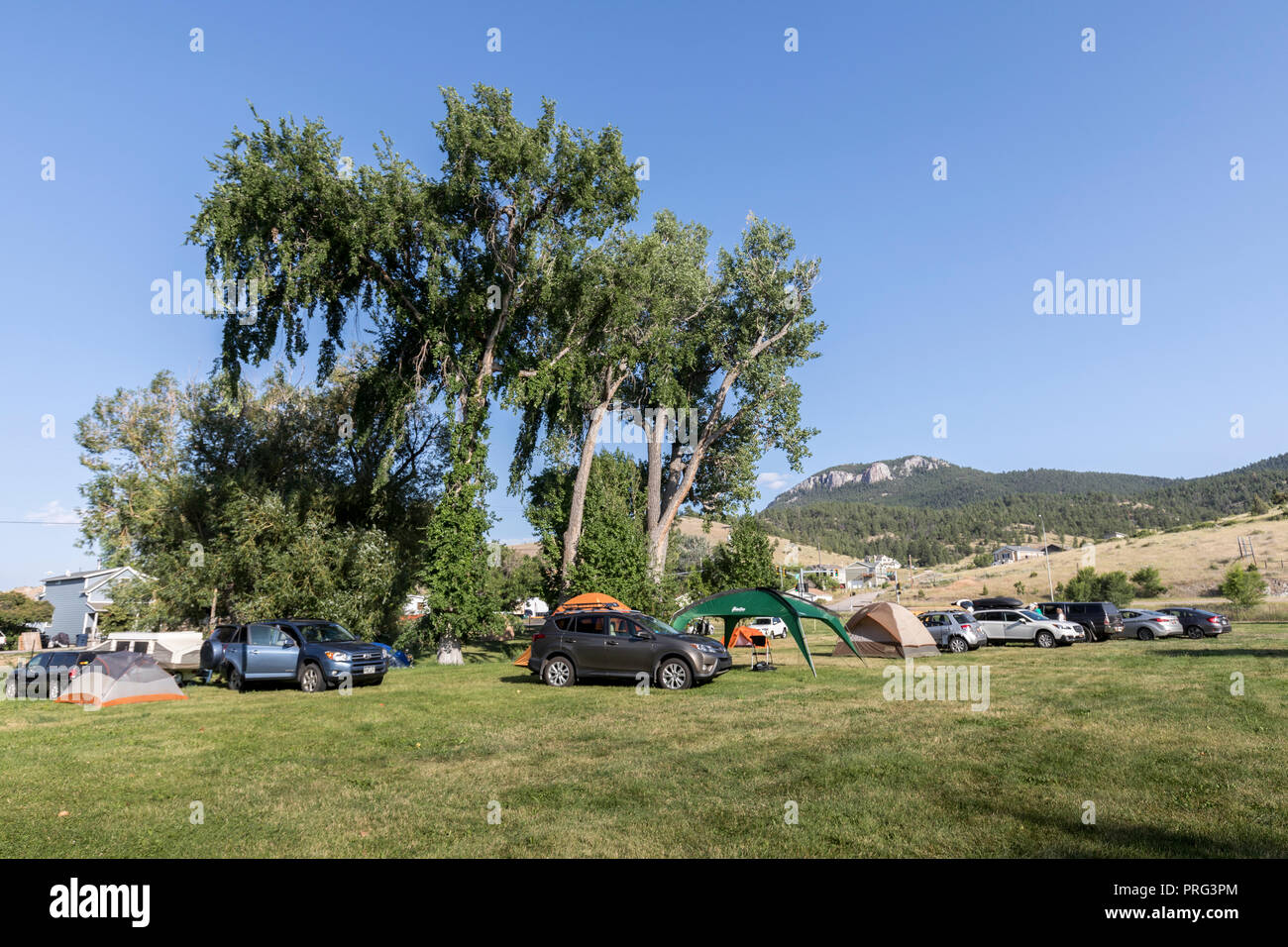 Campground, Helena, Montana, USA Stock Photo - Alamy