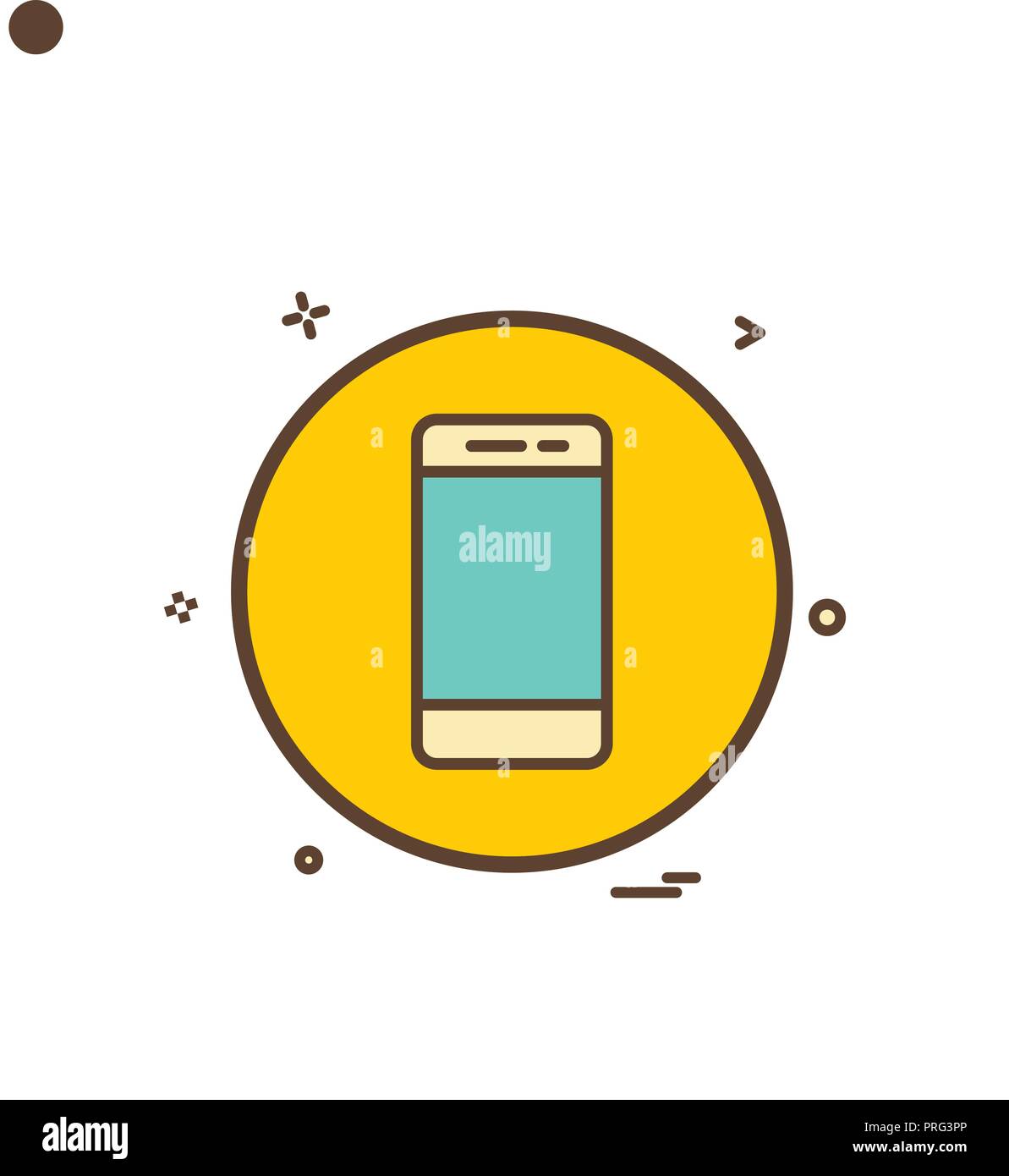 mobile phone basic icon vector design Stock Vector Image & Art - Alamy