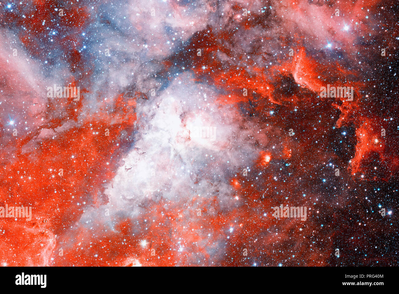 Beautiful nebula with stars. Elements of this image furnished by NASA ...