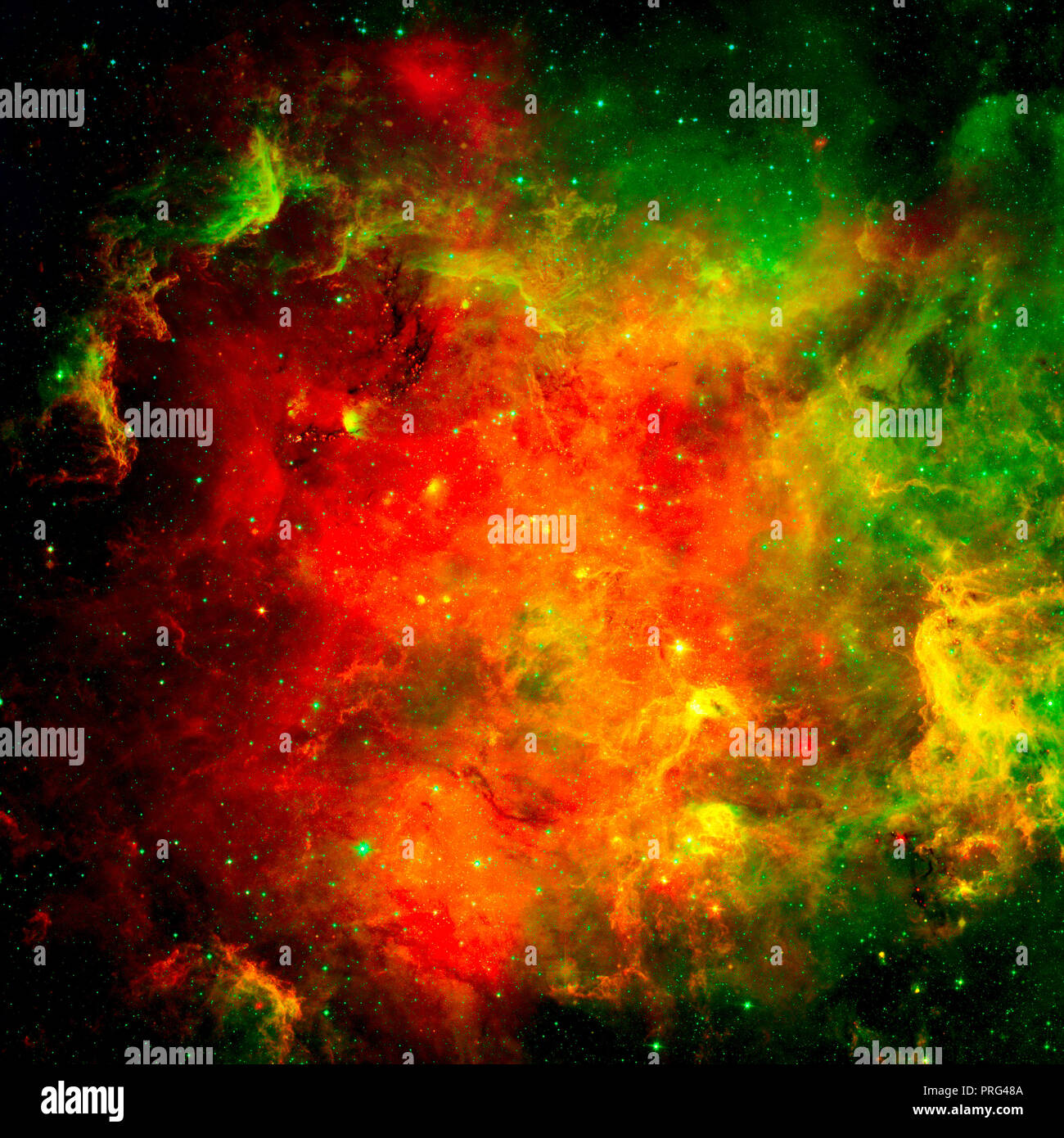 Colorful space nebula. Elements of this Image Furnished By NASA Stock ...
