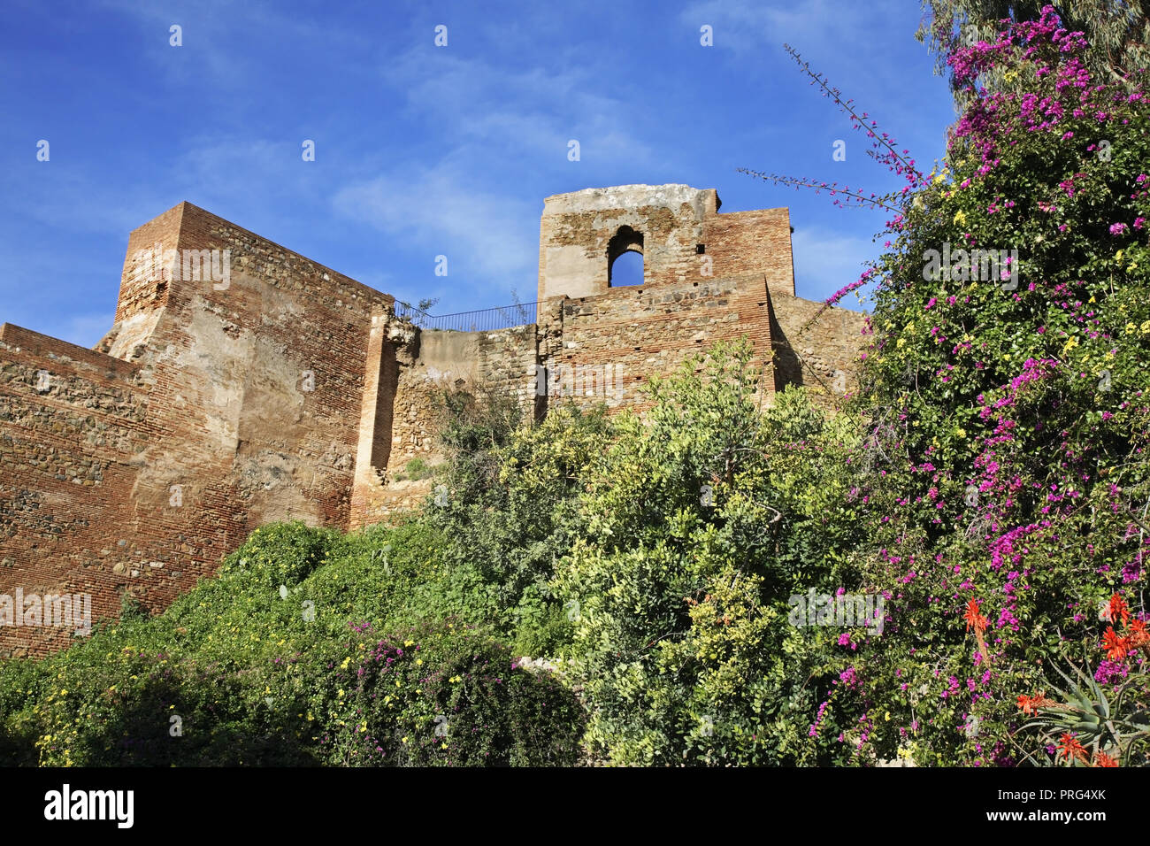 Alcazaba fortress in Malaga. Spain Stock Photo - Alamy
