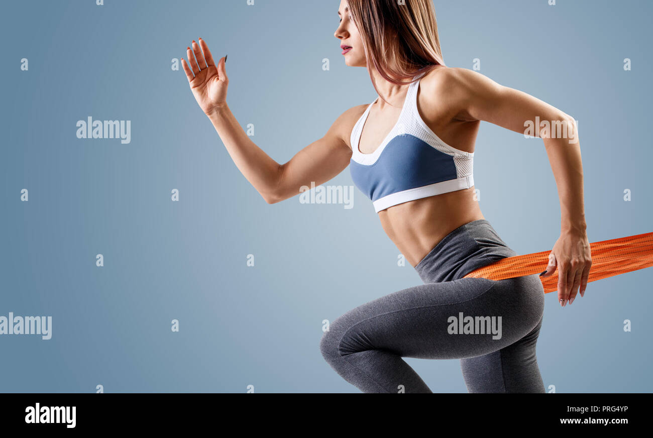Woman resistance exercise hi-res stock photography and images - Alamy