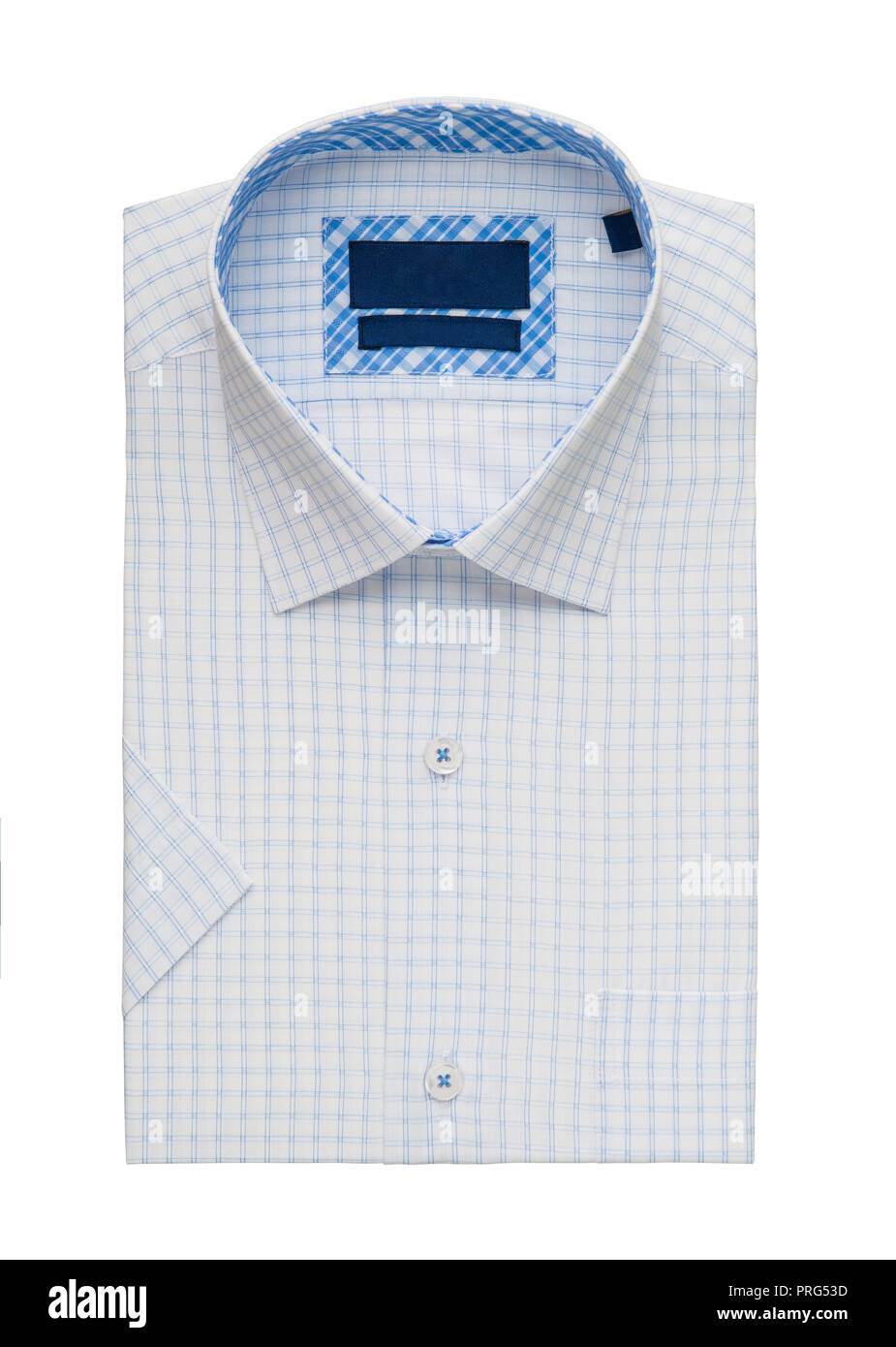 folded shirt on white background, top view Stock Photo - Alamy