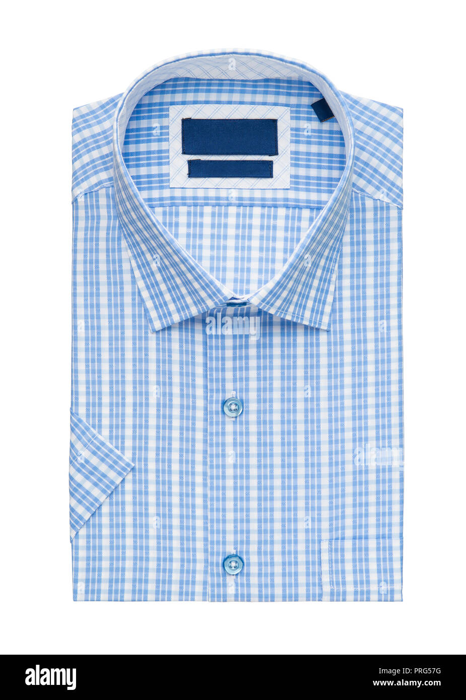 folded shirt on white background, top view Stock Photo - Alamy