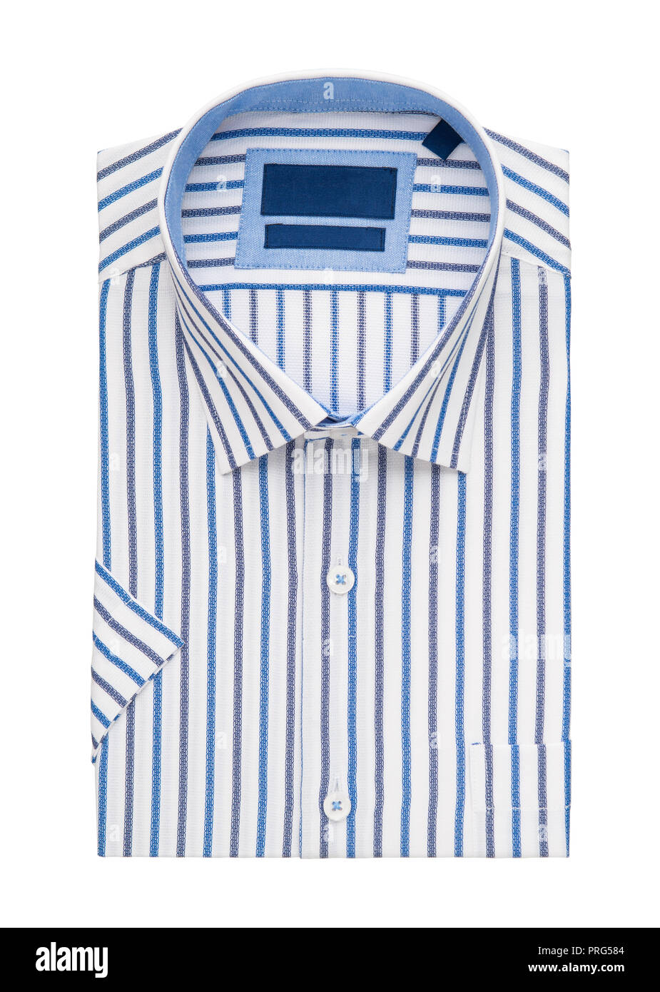 folded shirt on white background, top view Stock Photo - Alamy