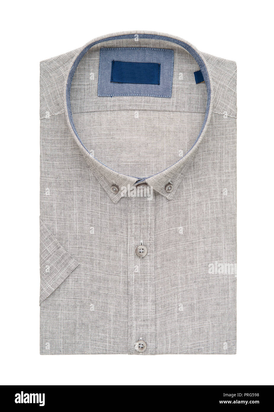 folded shirt on white background, top view Stock Photo - Alamy