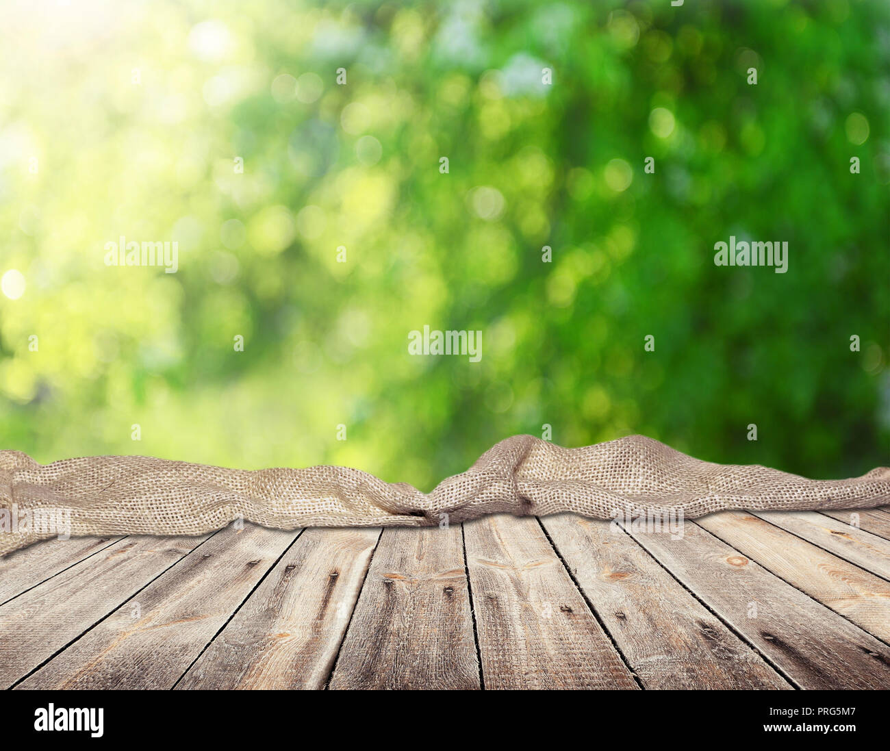 Empty table for display montages Stock Photo - Alamy
