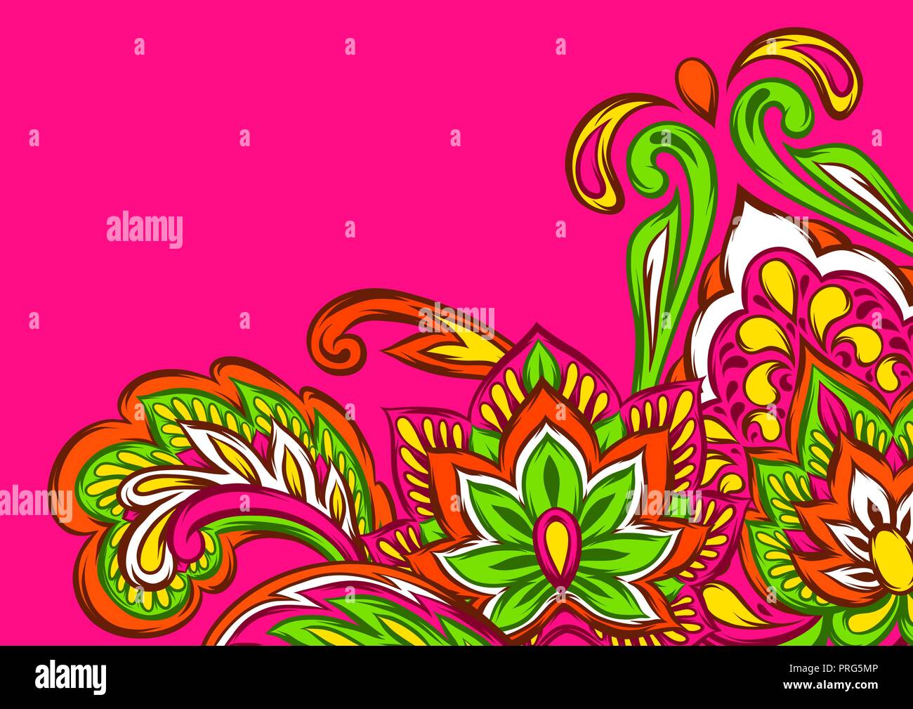 Indian ethnic background pattern Stock Vector Image & Art - Alamy