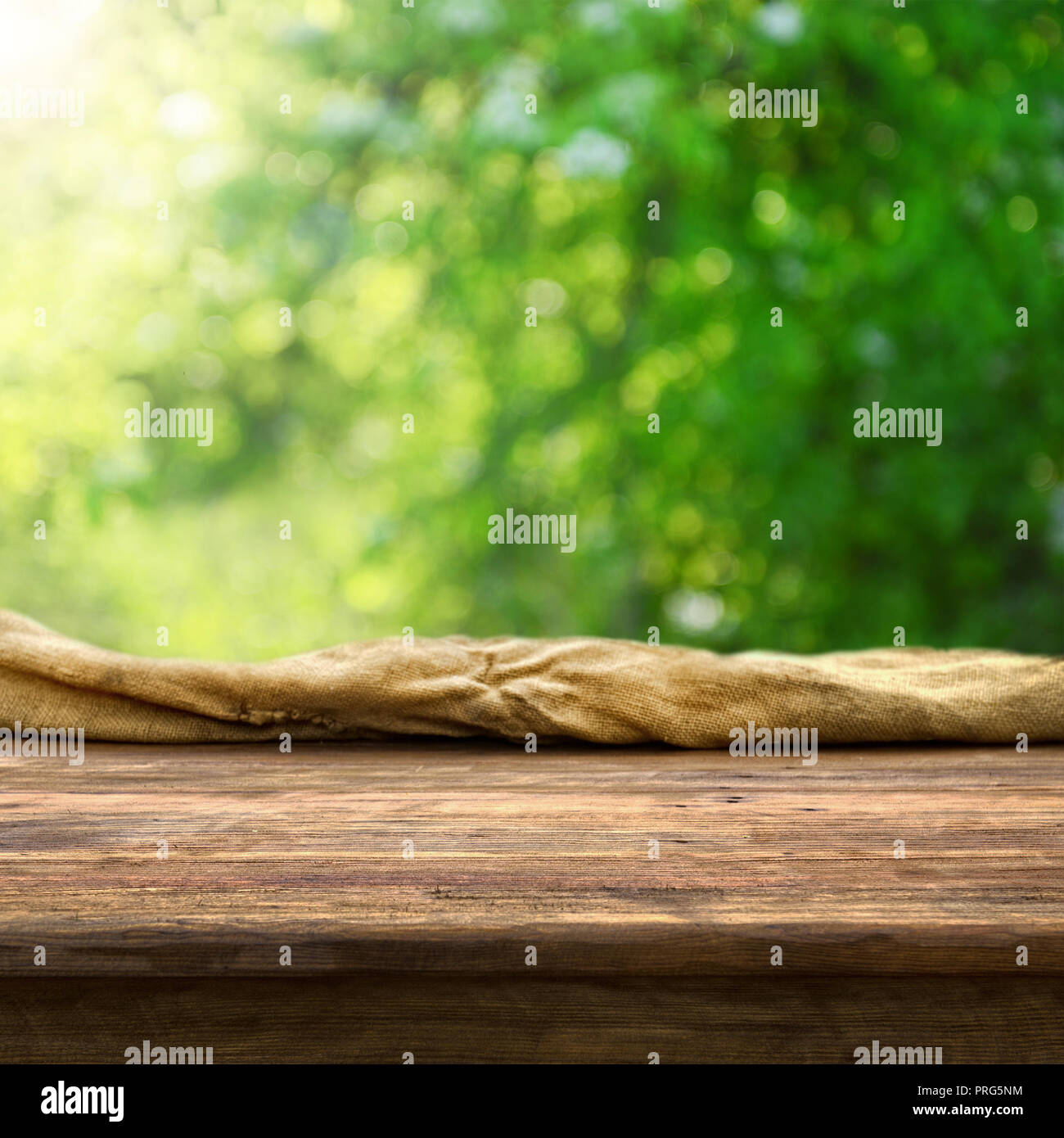 Empty table for display montages Stock Photo - Alamy