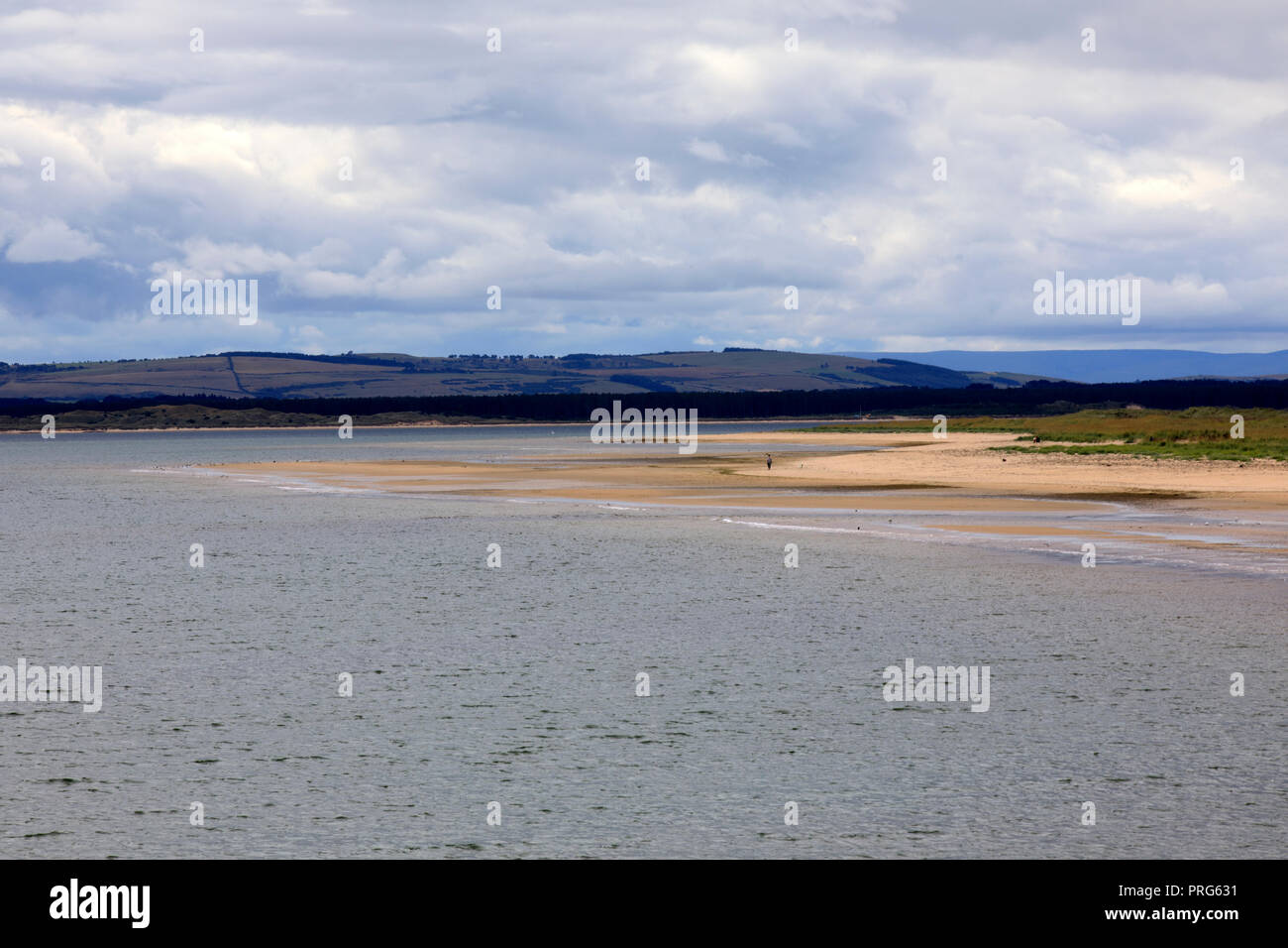 Dornoch Beach, Dornoch, Scotland, Highlands, United Kingdom Stock Photo ...