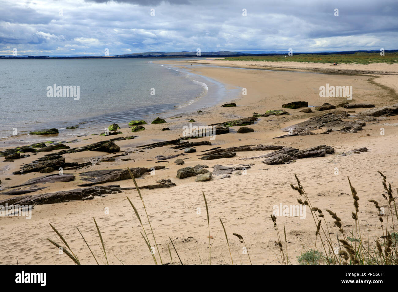 Dornoch Beach, Dornoch, Scotland, Highlands, United Kingdom Stock Photo ...