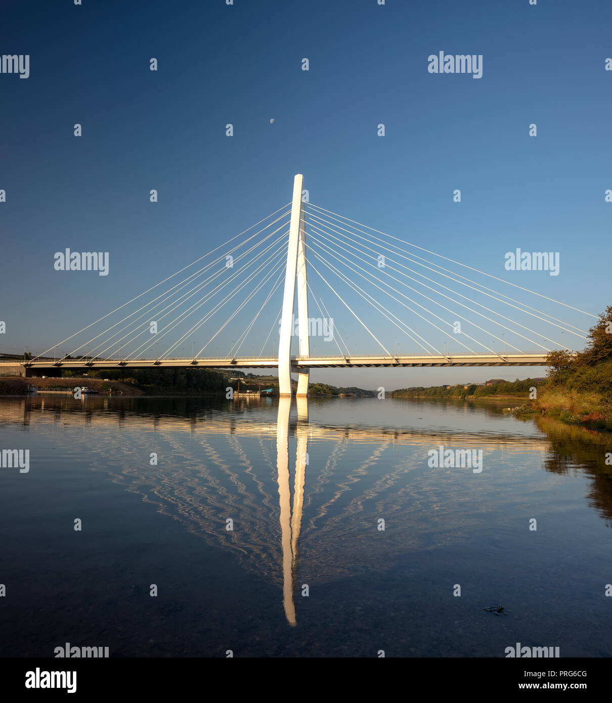 Northern Spire bridge over the River Wear, Sunderland, Tyne & Wear ...