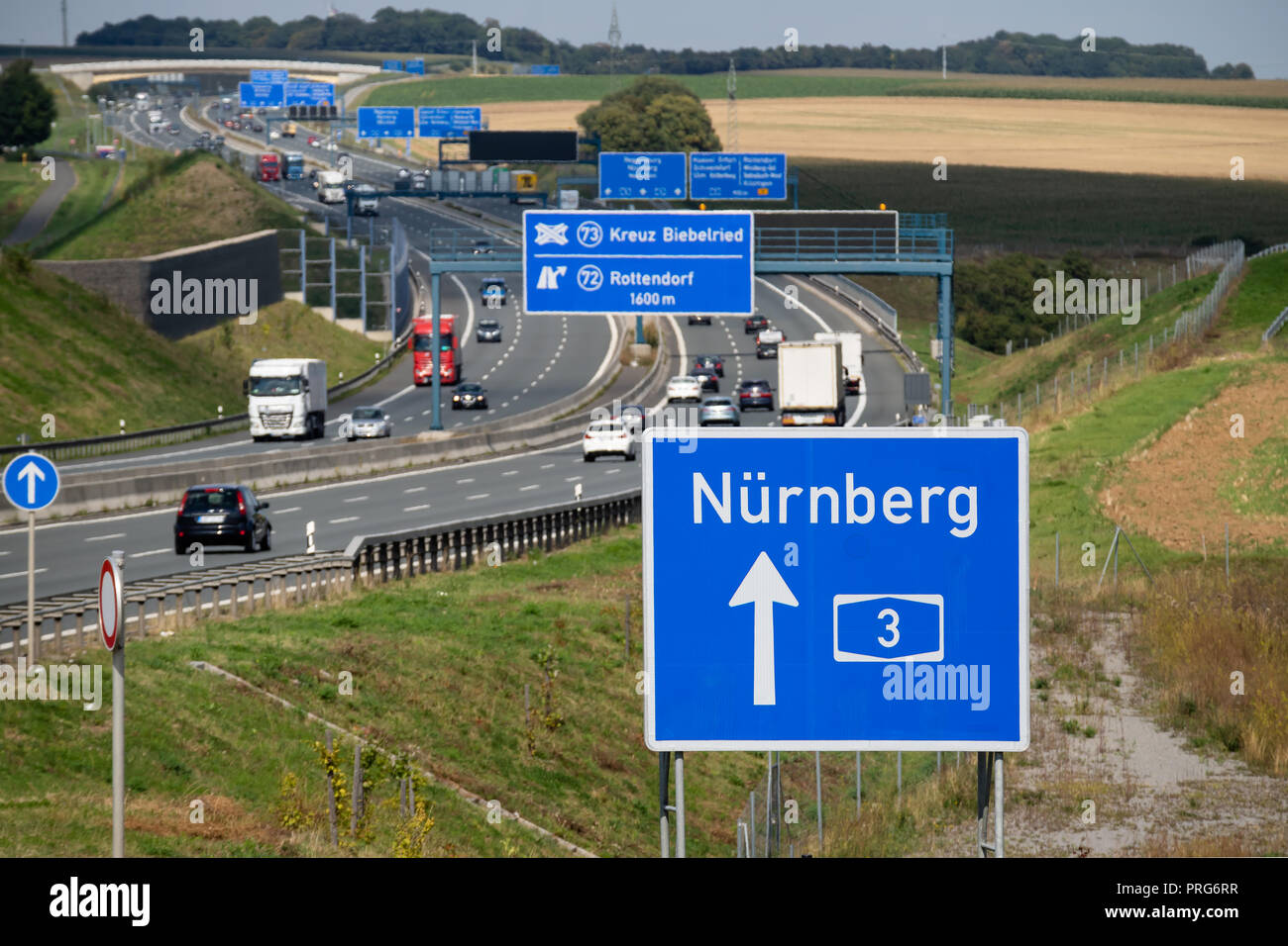 Autobahn signs germany hi-res stock photography and images - Alamy